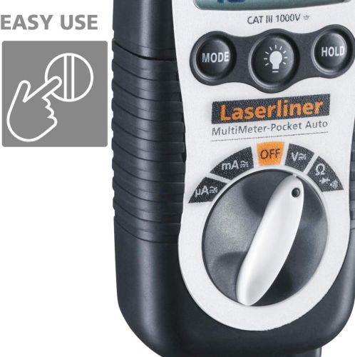 Hagebau Nadlinger - LASERLINER MultiMeter-Pocket Multimeter, Spannungs ...