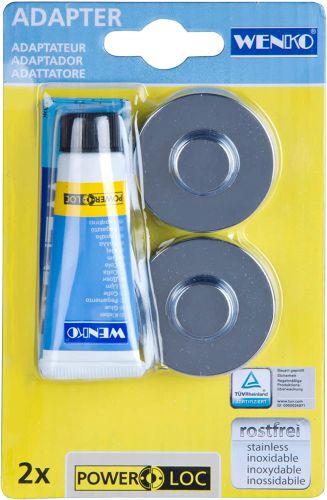 Hagebau Nadlinger - WENKO Power-Loc® Adapter, Befestigen ohne Bohren ...